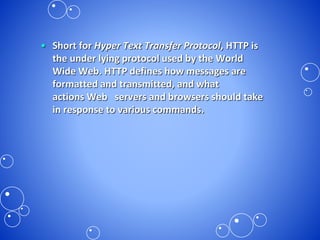 What is http? | PPTX