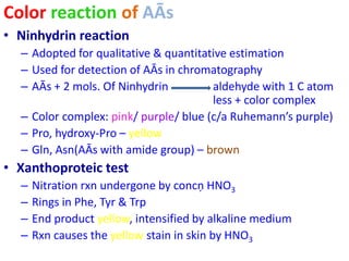 Chemistry of Amino Acids | PPTX