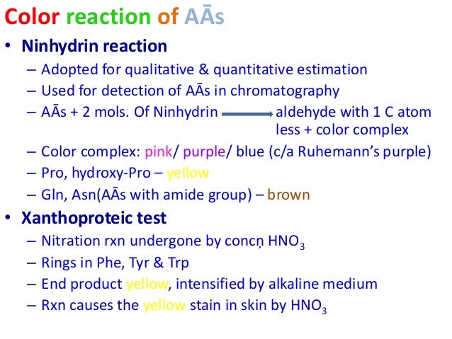 Xanthoproteic Test Objective Principle Reagents