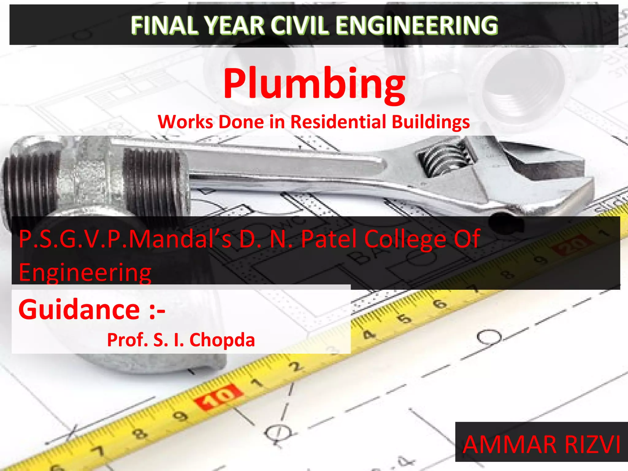 Plumbing | PPT
