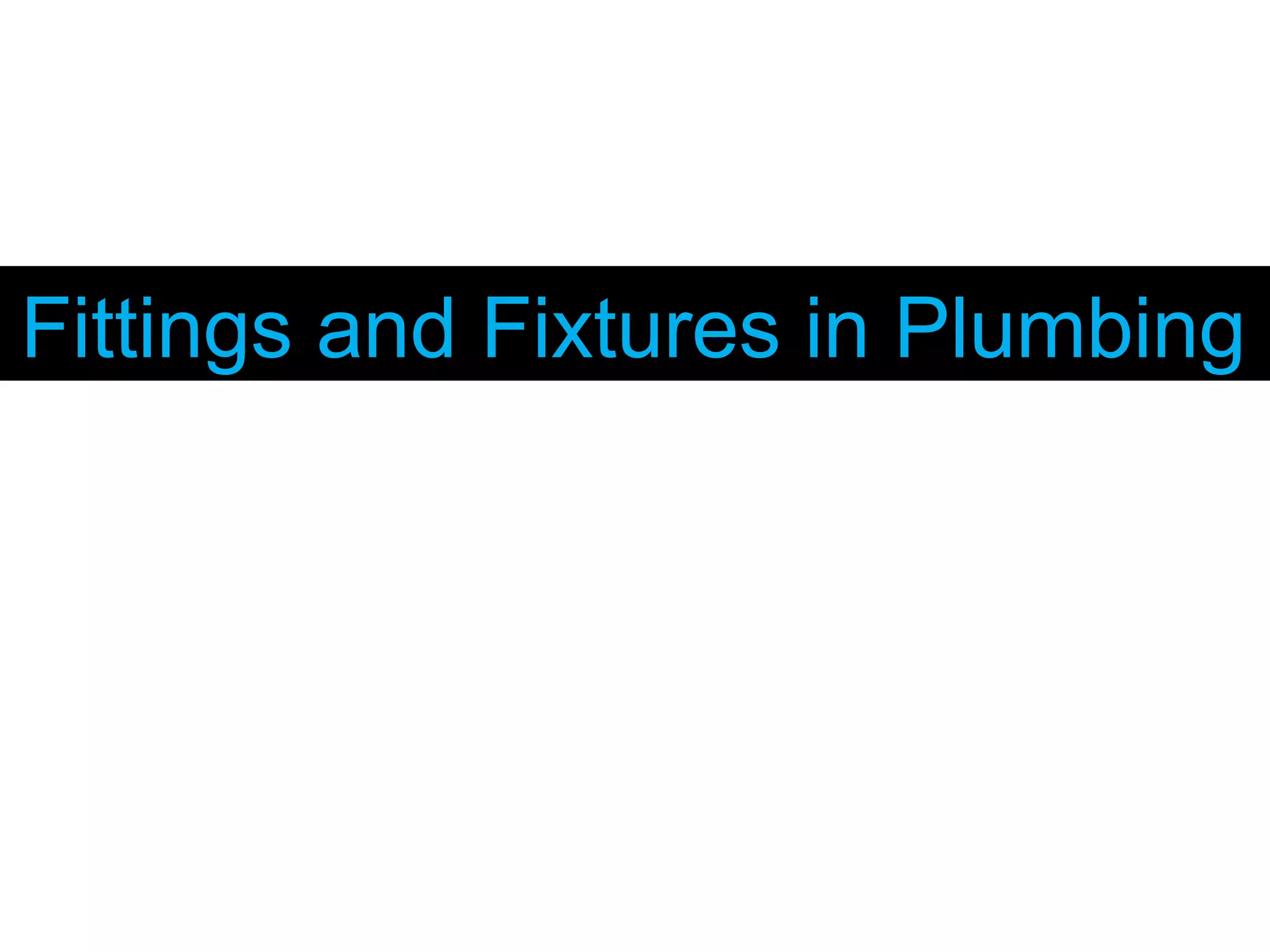Plumbing | PPT