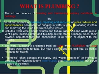 Plumbing | PPT | Bath and Shower | Personal Care