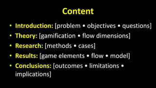 Gamification and Flow | PPTX