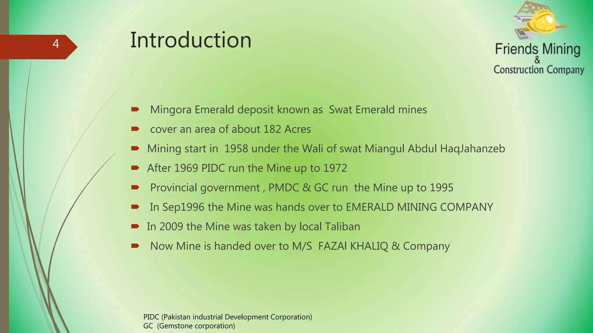 Swat emerald mine | PPTX