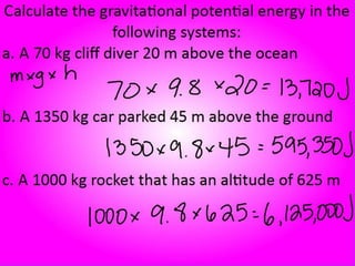 Calculating Kinetic and Potential Energy | PPTX
