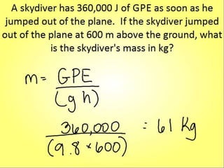 Calculating Kinetic and Potential Energy | PPTX | Physics | Science