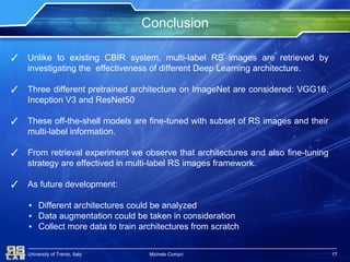 Multi-label Remote Sensing Image Retrieval based on Deep Features | PDF