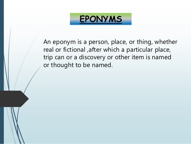 Eponym Quotes