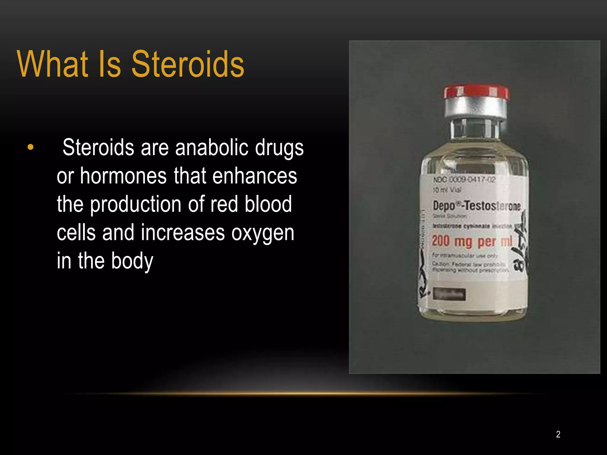 Steroid abuse | PPTX