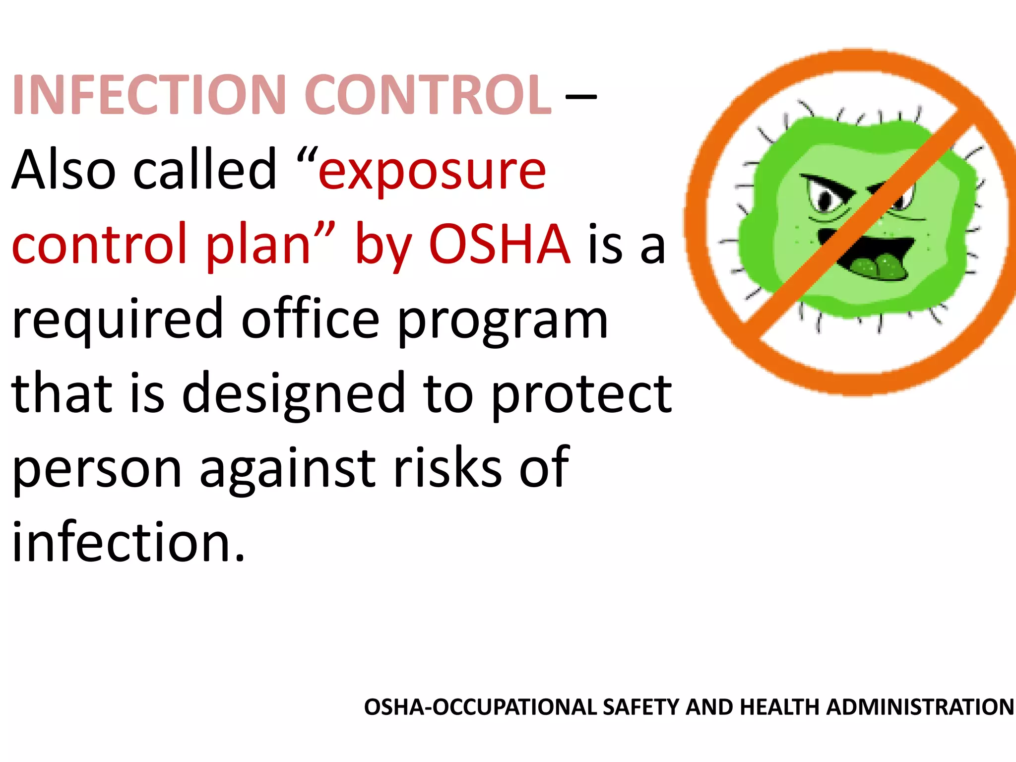 INFECTION CONTROL IN DENTISTRY | PPTX