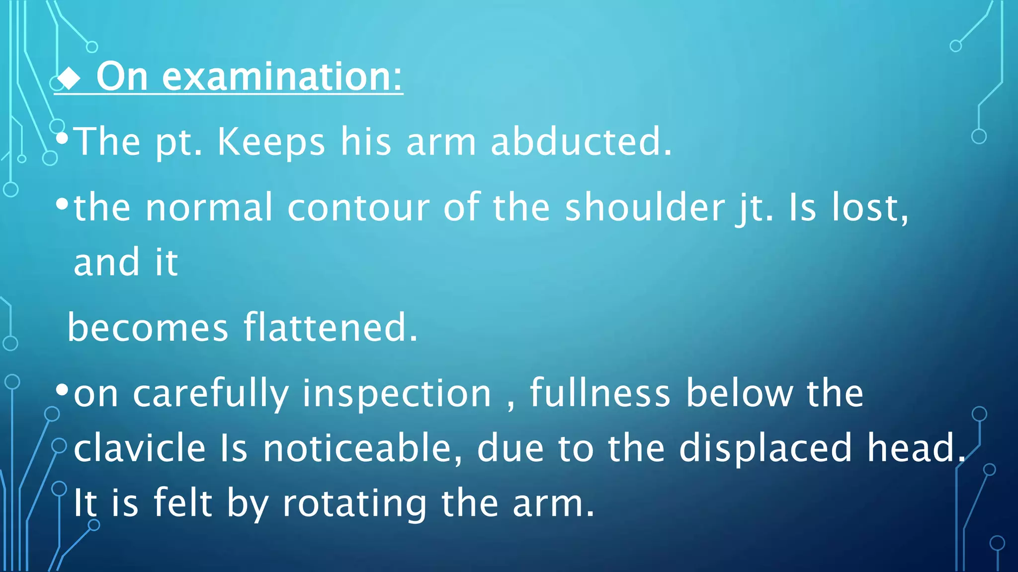 Shoulder dislocation with physiotherapy management | PPTX