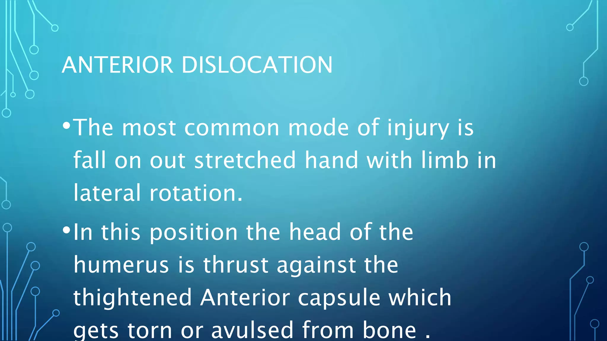 Shoulder dislocation with physiotherapy management | PPTX