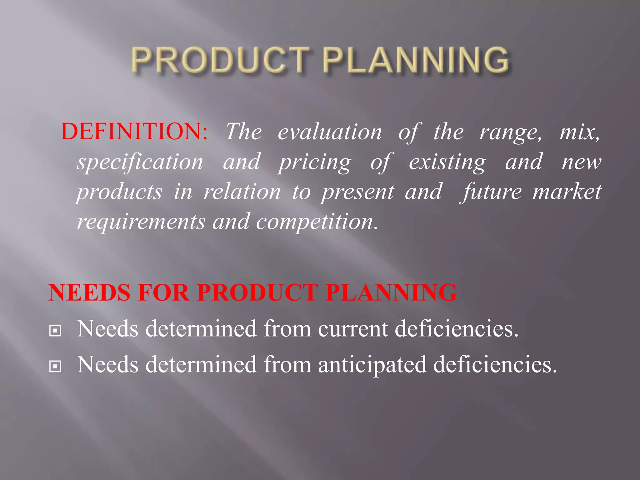 PRODUCTION PLANNING AND CONTROL | PPTX