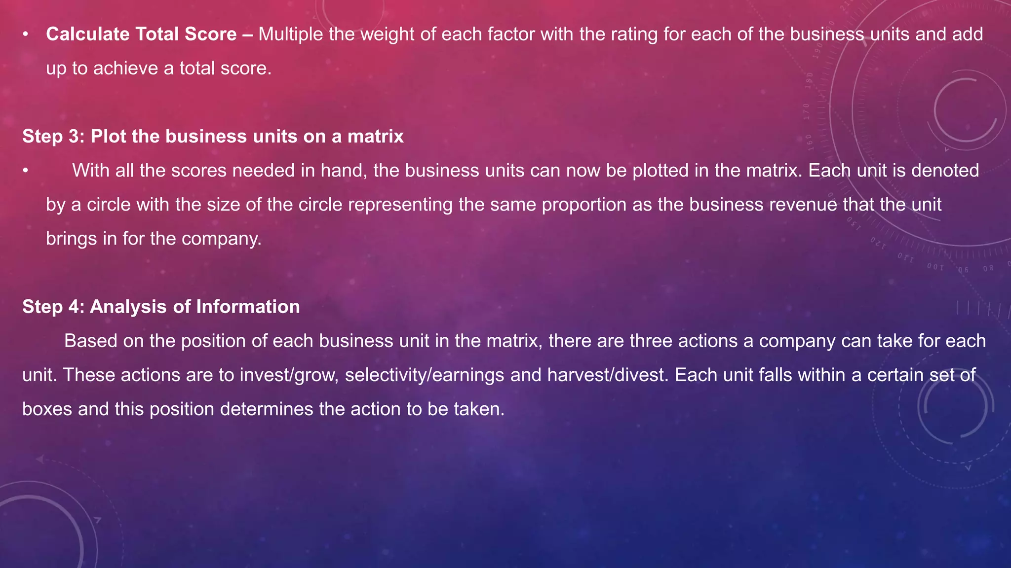 GE Matrix and explanation | PPTX