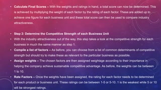 GE Matrix and explanation | PPTX