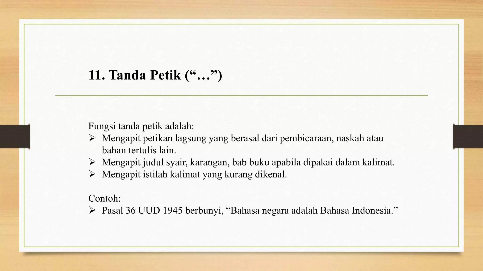 Tanda Baca | PPTX