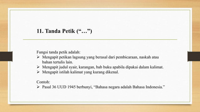 Tanda Baca | PPT