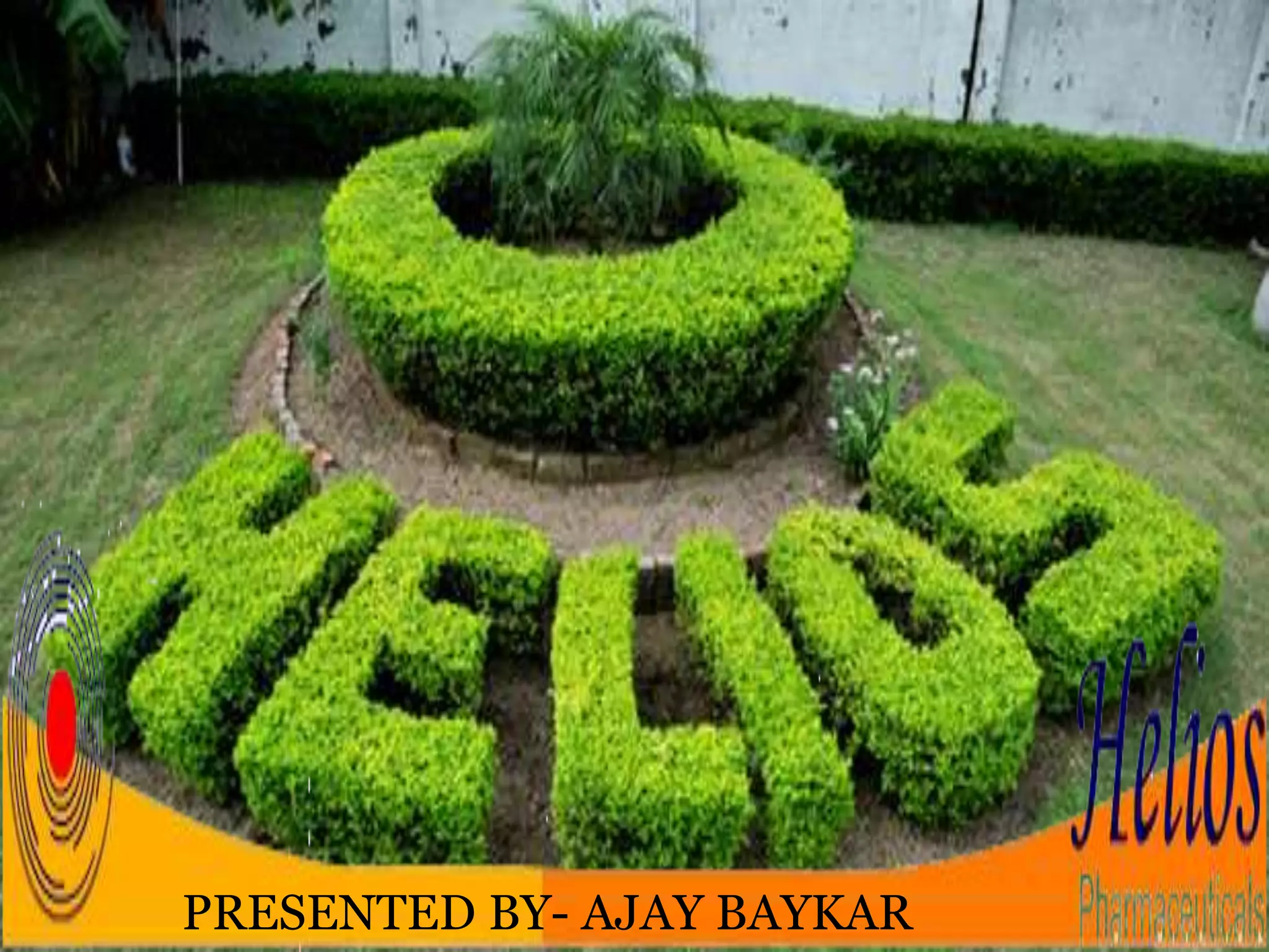 HELIOS PHARMACEUTICAL PVT LTD.- A OVERVIEW | PPTX