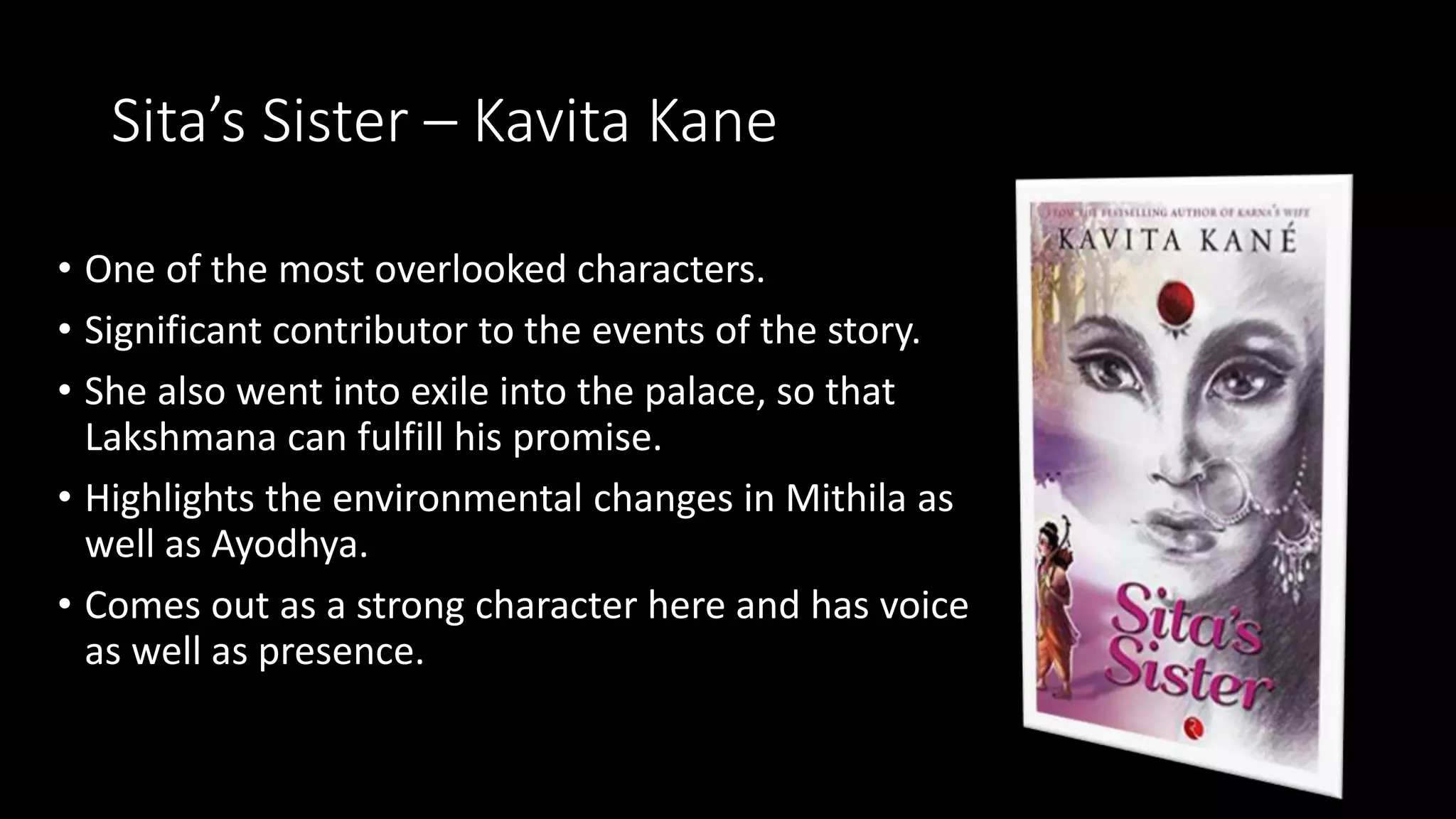 The Marginalized and Misunderstood Characters: Urmila and Surpanakha | PPT