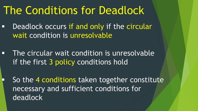 Deadlock avoidance and prevention .. computer networking | PPT