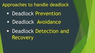 Deadlock avoidance and prevention .. computer networking | PPT