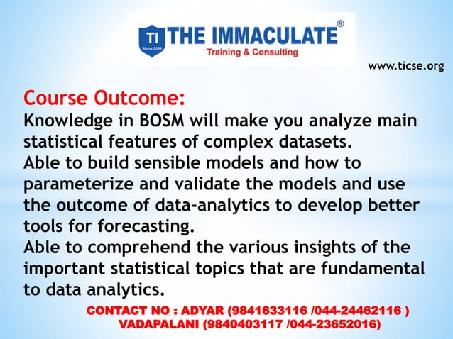Data science Foundation Course. | PPT