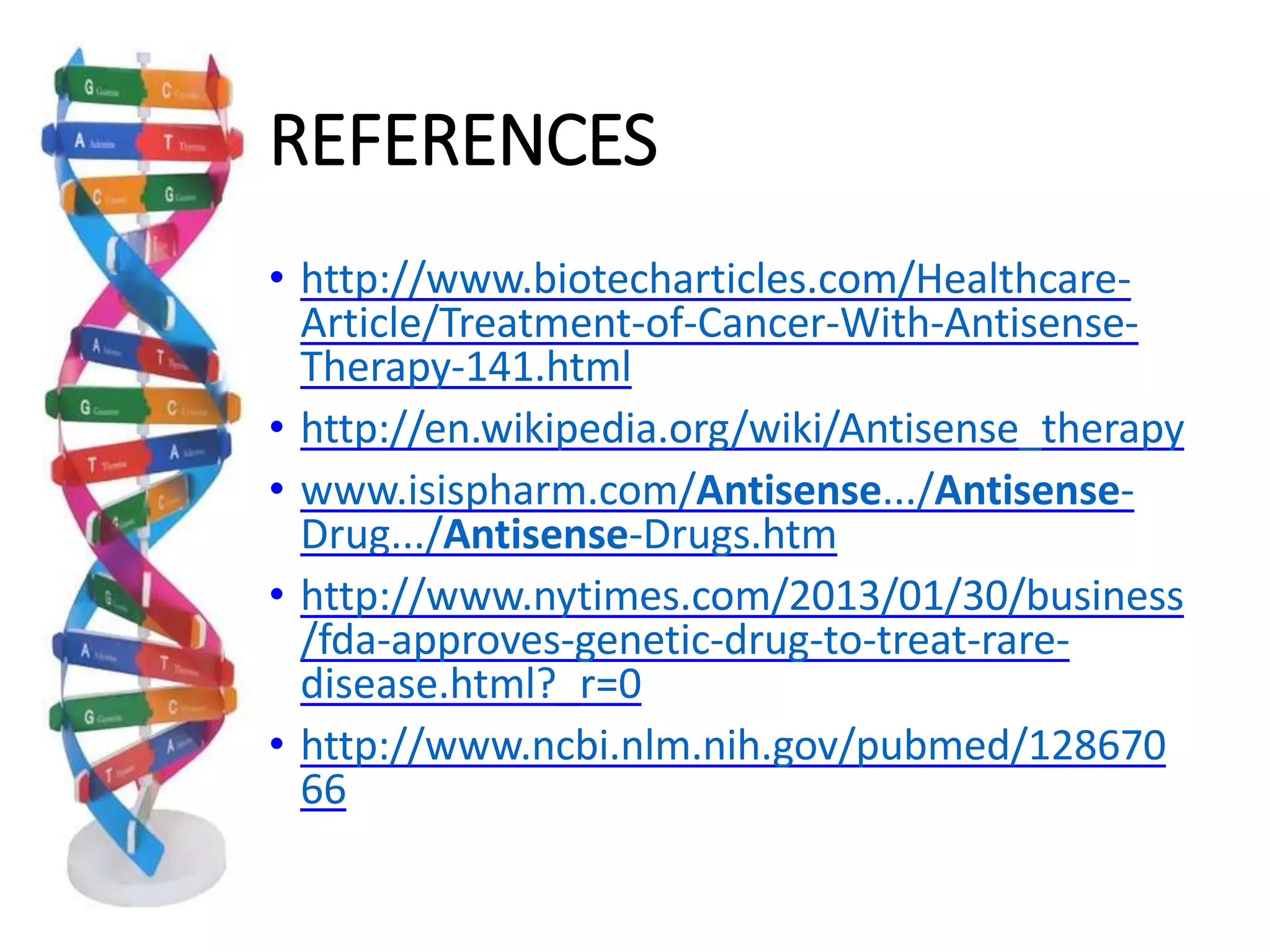Antisense therapy | PPTX