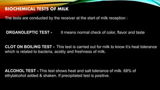 Preservation and quality analysis of milk | PPTX