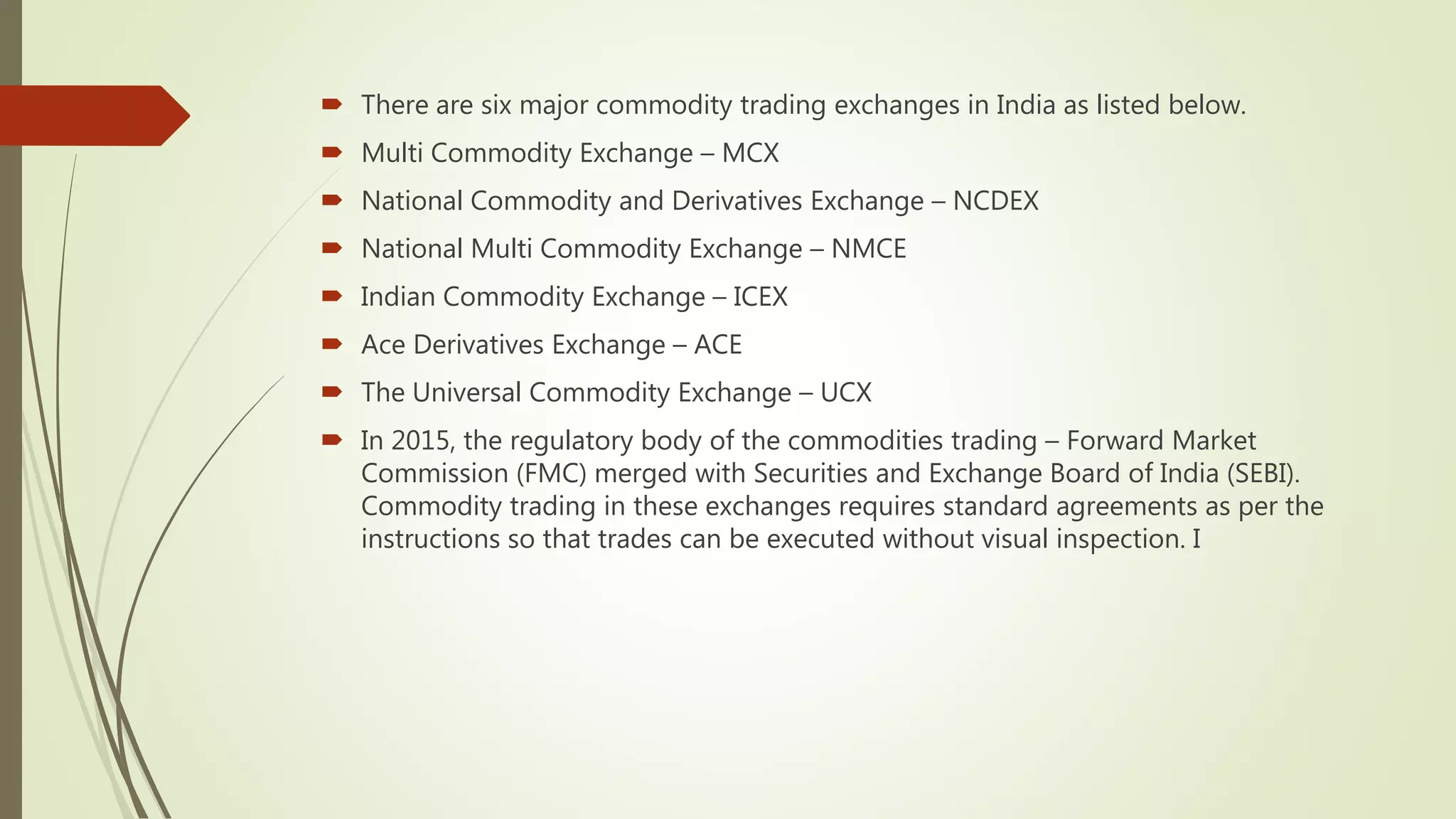 commodity market | PPTX