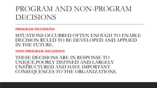 decisions and its foams | PPTX
