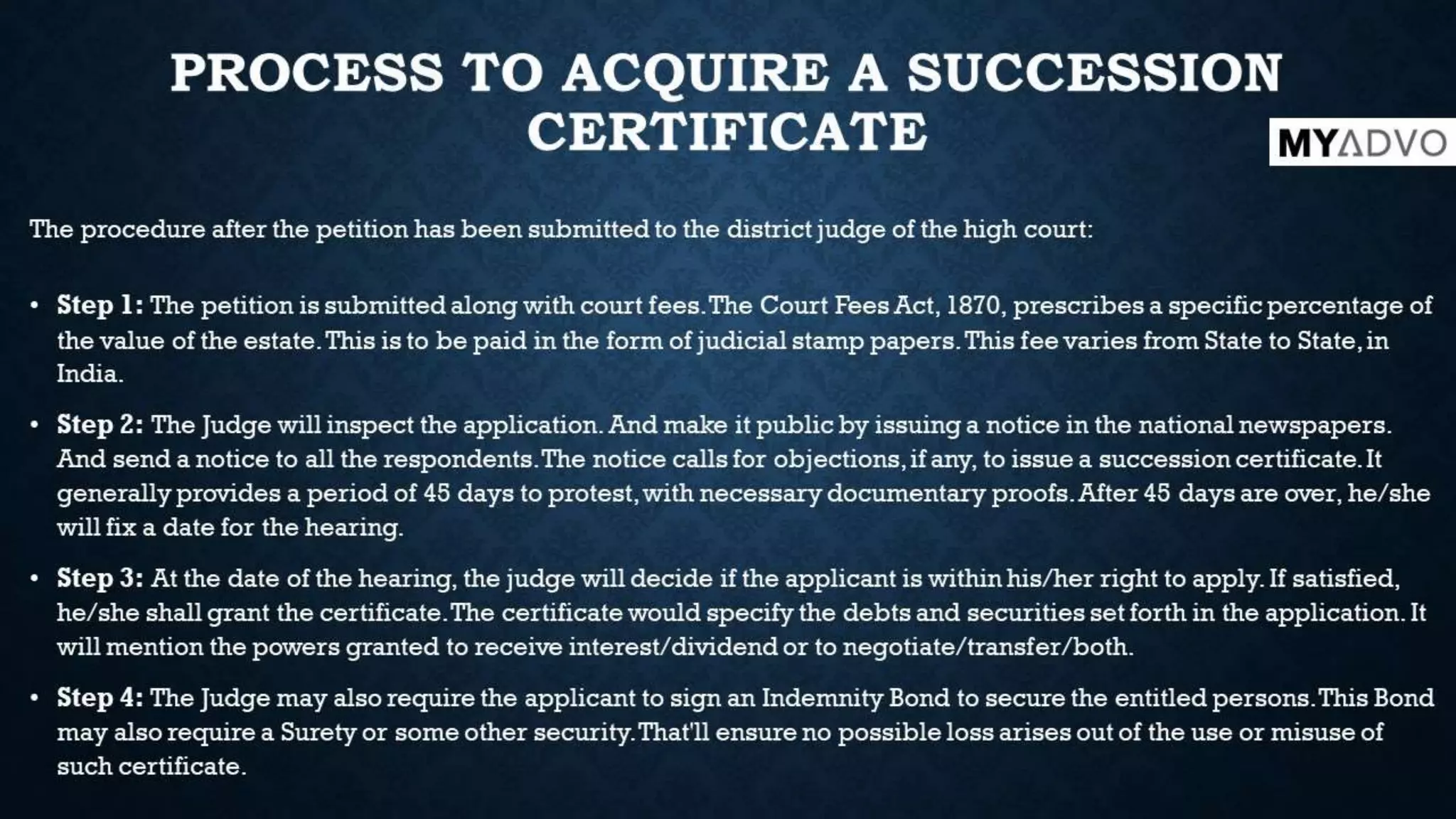 Succession Certificate - Process, Benefits, & More! | PPT