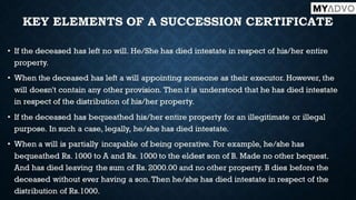 Succession Certificate - Process, Benefits, & More! | PPT