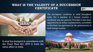 Succession Certificate - Process, Benefits, & More! | PPT