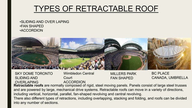 RETRACTABLE STRUCTURES | PPTX | Track and Field | Sports