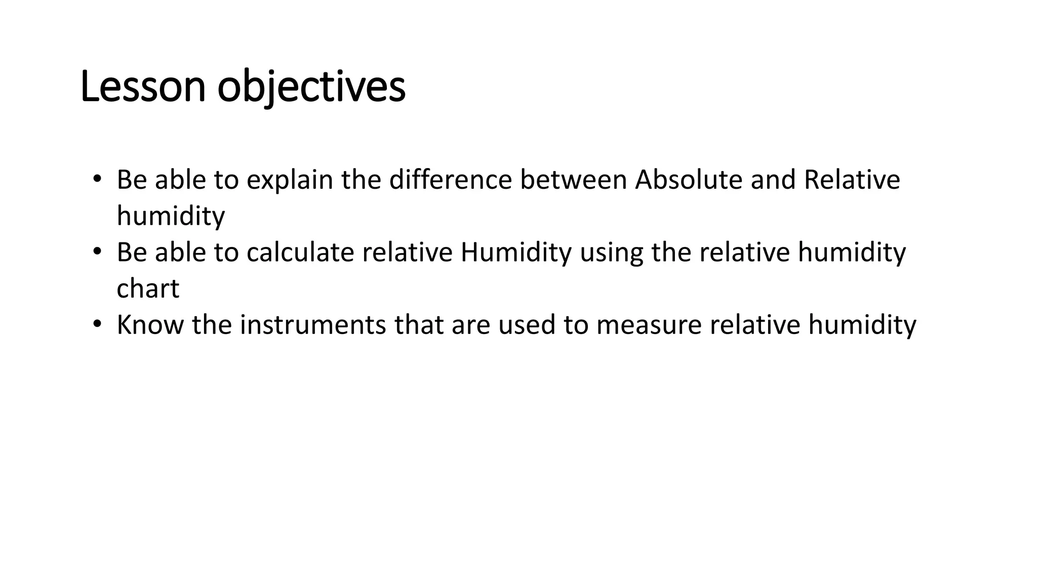 AS Geography - factors affecting temperature and Humidity | PPTX