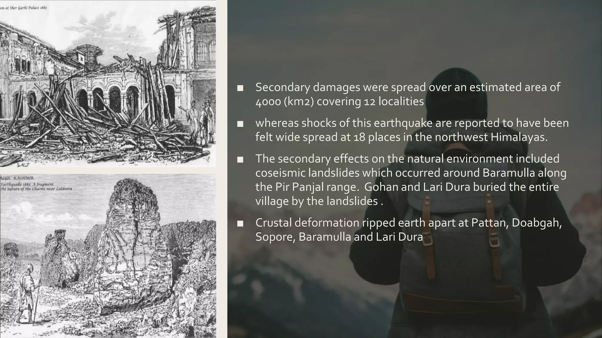 Kashmir earthquake 1885 | PPTX