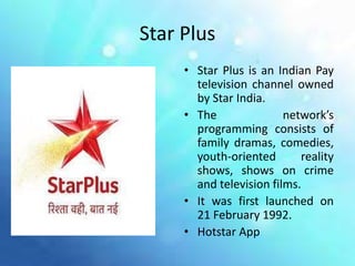 Development of T. V. in India | PPTX