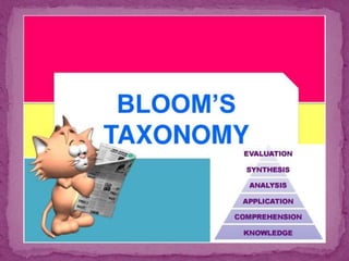Bloom's texonomy | PPTX