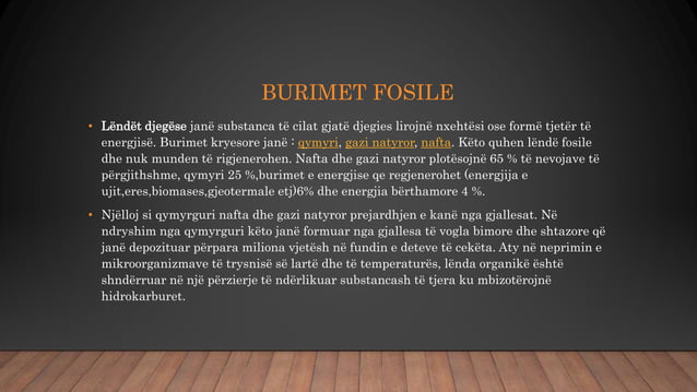 Format dhe burimet e energjis qe i nevojiten njerzimit | PPT