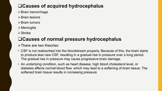 Hydrocephalus | PPT