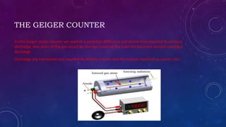 Measurement of radioactivity | PPTX