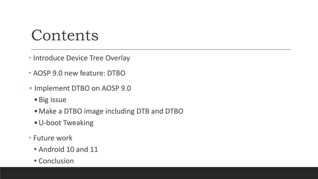 Device Tree Overlay implementation on AOSP 9.0 | PPTX