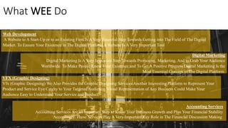 WEE CORP | PPTX | Business | Business and Finance