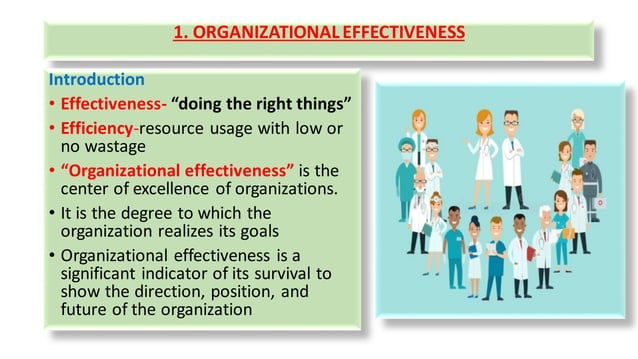 Nursing Management and Administration: Organizational Effectiveness And ...