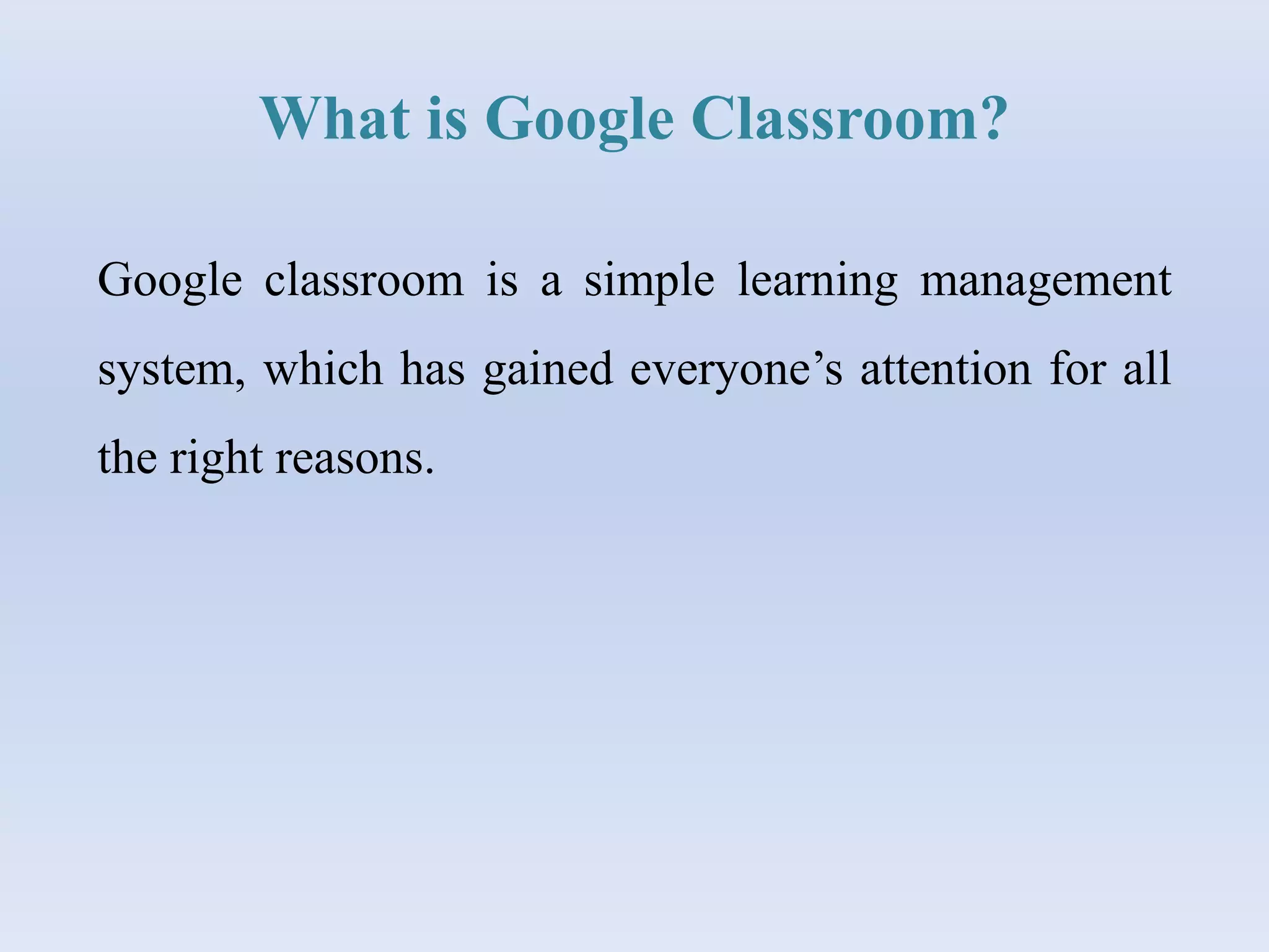 The Beginner's Guide to Google Classroom | PPT