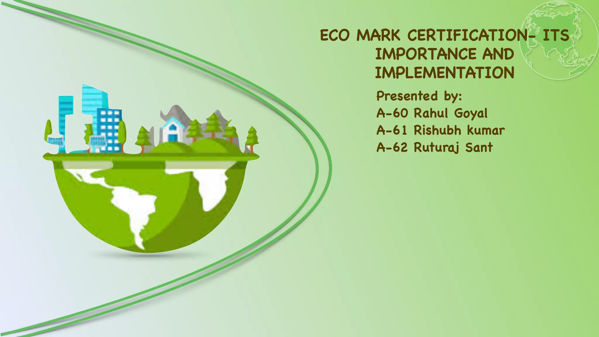 Indian Eco Mark certification, Importance and Implementation | PDF