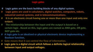 Class 12th Logic Gates | PPTX