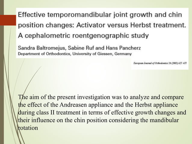 Activator Functional Appliance | PPTX | Dental Health | Diseases and ...