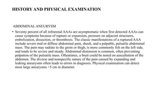 Aortic Aneurysm: Diagnosis, Management, Exercise Testing, And Training ...