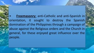 The church during the philippine revolution | PPTX